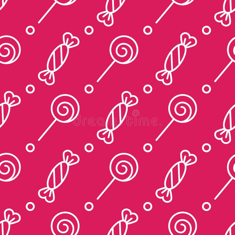 Lollipops Candy Repeat Pattern Stock Illustrations – 266 Lollipops ...
