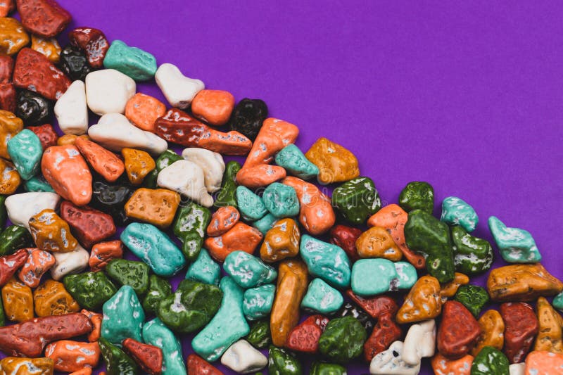 Candy Pebbles. Sweets in the Form of Colored Stones Stock Photo - Image ...