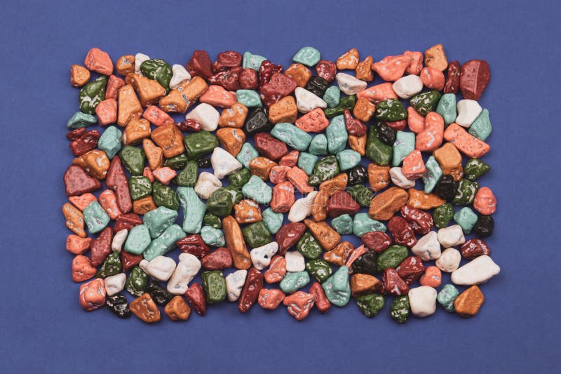 Candy Pebbles. Sweets in the Form of Colored Stones Stock Image - Image ...