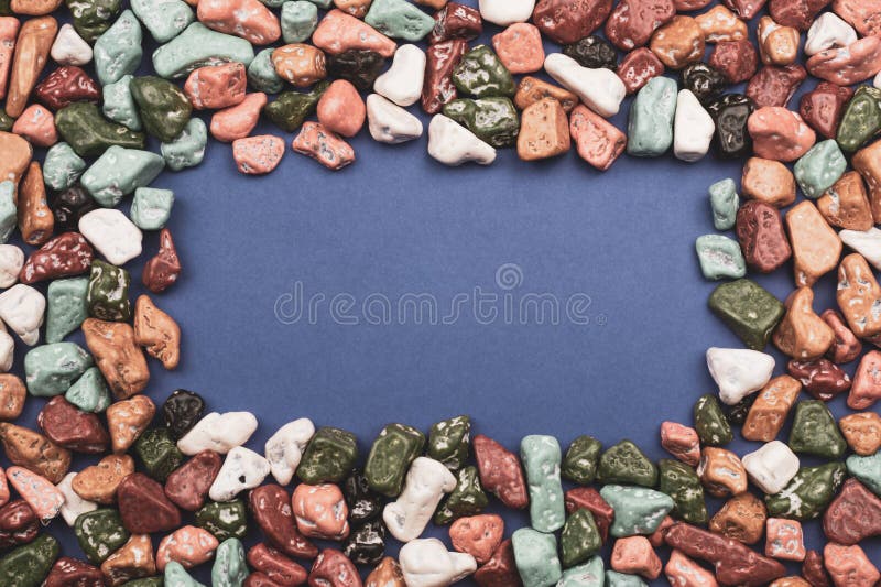 Candy Pebbles. Sweets in the Form of Colored Stones. Colorful Candies ...