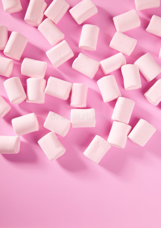 Candy Pink Marshmallow Sweets Pattern Texture Stock Photo - Image of ...