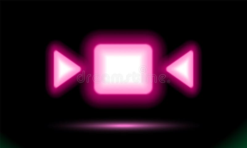 Candy Pink Vector Icon Neon Lamp, Celebrations Button for Presentation ...