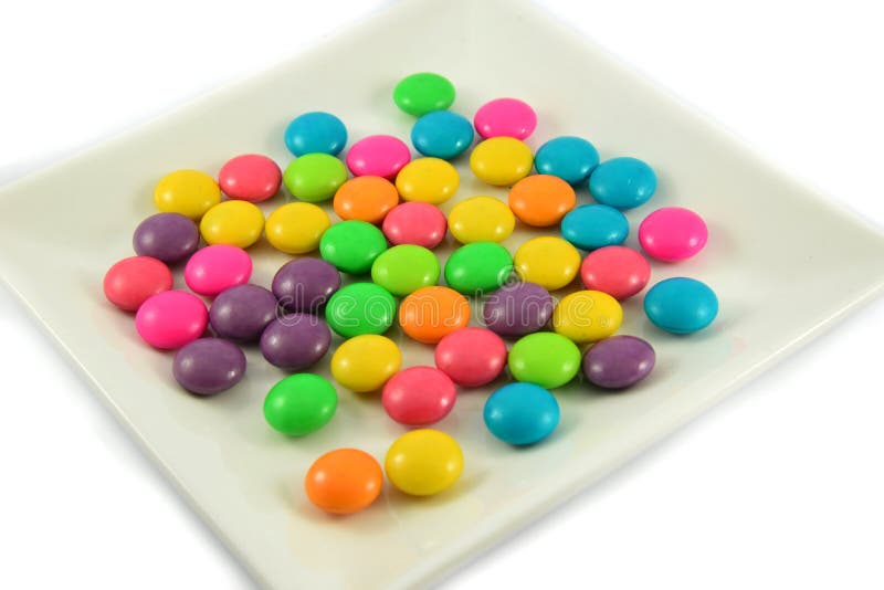 Candy on plate stock image. Image of snack, food, sweets - 56139819