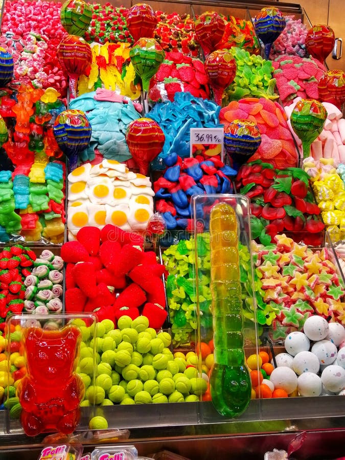 Candy& X27;s with Different Colors Stock Photo - Image of blue, witk ...