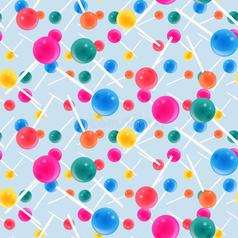 Candy Seamless Repeat Pattern Vector Stock Vector - Illustration of ...