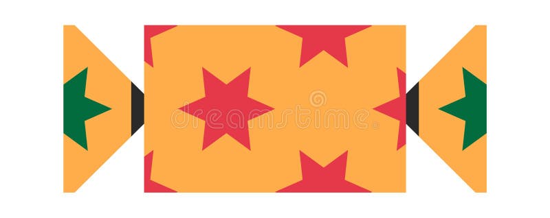 Candy Shape Christmas Gift Pack Stock Vector - Illustration of treat ...