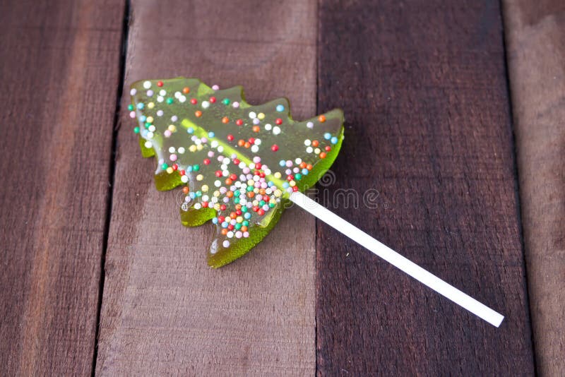 Candy in the Shape of a Christmas Tree Stock Photo - Image of winter ...