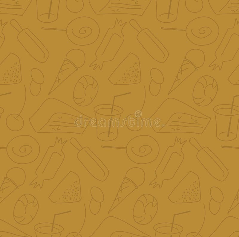 Candy Shop Seamless Pattern Stock Vector - Illustration of drop ...