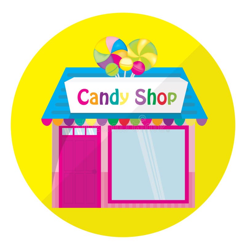 Candy Shop. Vector Illustration Decorative Design Stock Vector ...