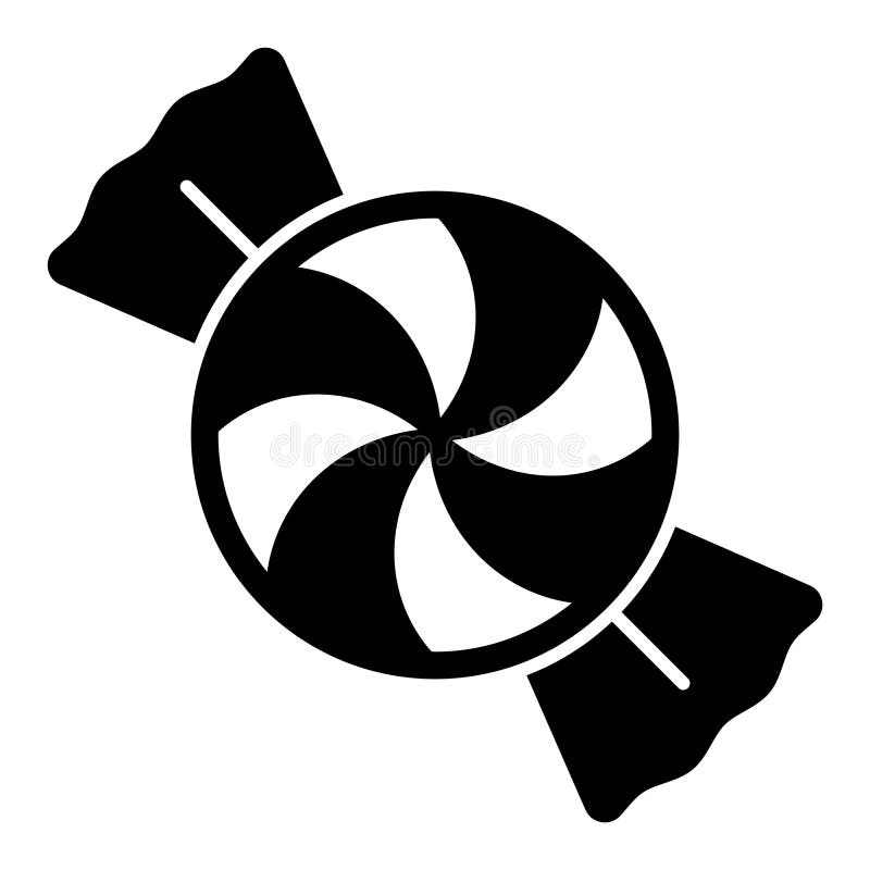 Candy Solid Icon, Sweets Candies Concept. Vector Graphics Stock Vector ...