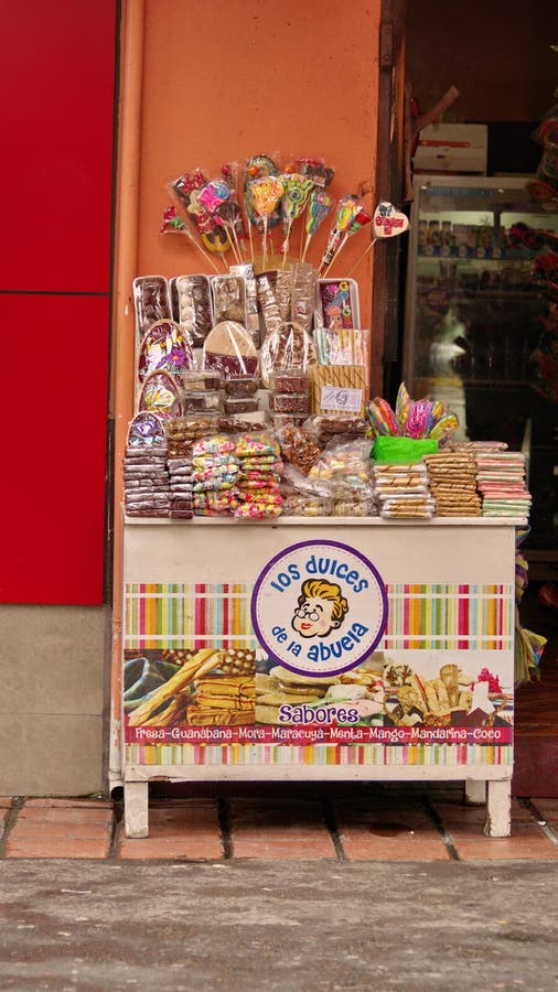 Candy stand at the fair editorial photo. Image of fair - 25309451