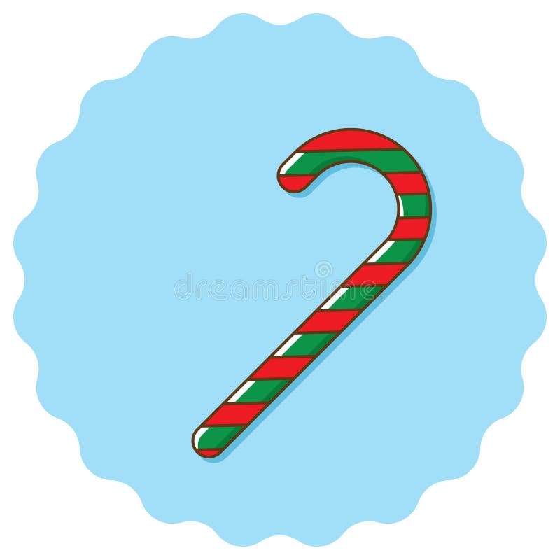 Candy Stick. Vector Illustration Decorative Design Stock Vector ...