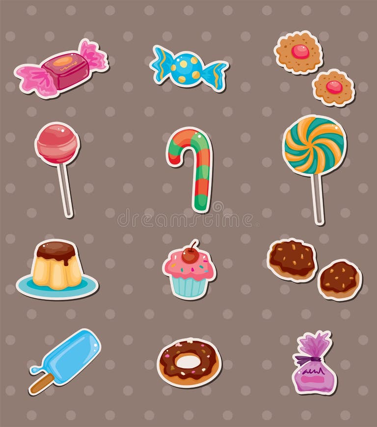 Stickers Candy Stock Illustrations – 8,450 Stickers Candy Stock ...