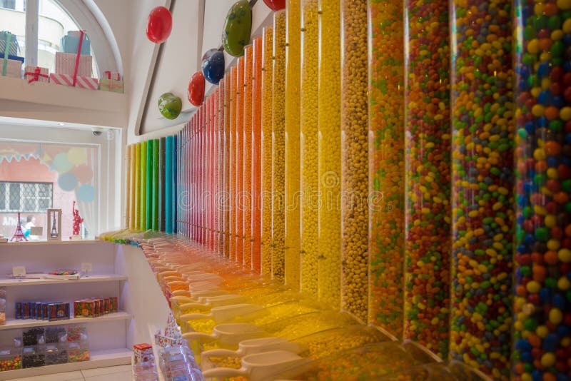 Candy store colors stock photo. Image of rainbow, colors - 55324174