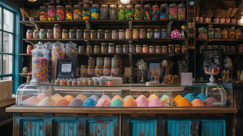 Candy Store with a Variety of Sweets a Stock Photo - Image of shop ...