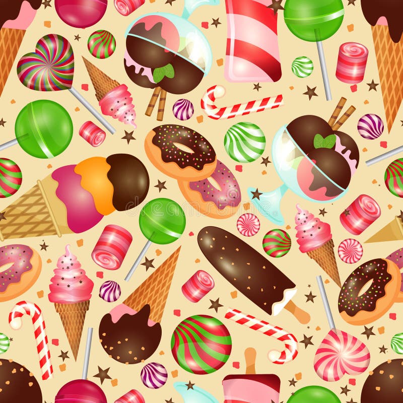 Sweets Background Stock Illustrations – 183,624 Sweets Background Stock ...