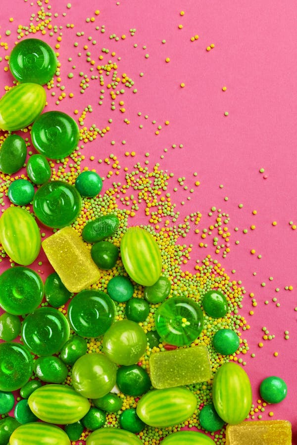 Candy and Sweets. Sugar Candies on Background Stock Photo - Image of ...
