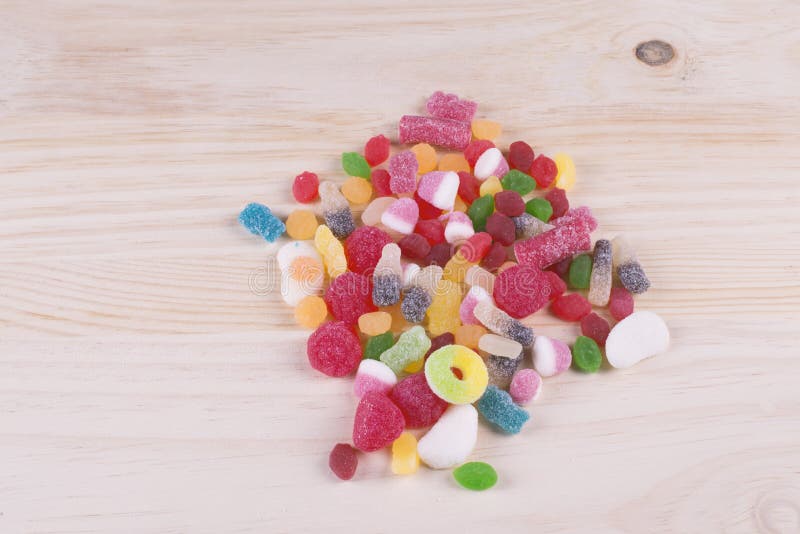 Candy of Various Types and Colors. Stock Image - Image of isolated ...