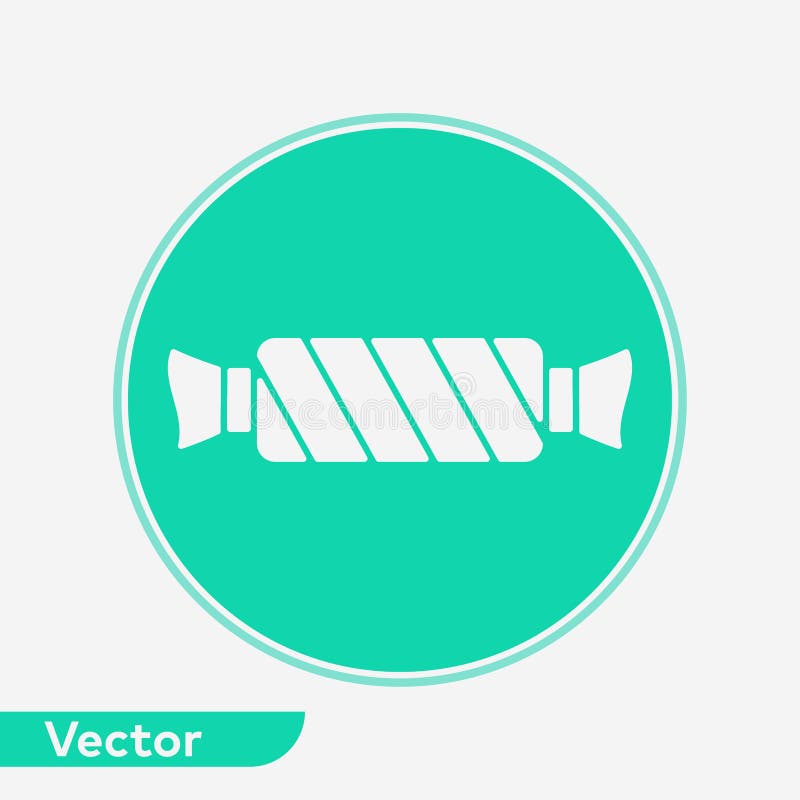 Candy Vector Icon Sign Symbol Stock Vector - Illustration of caramel ...