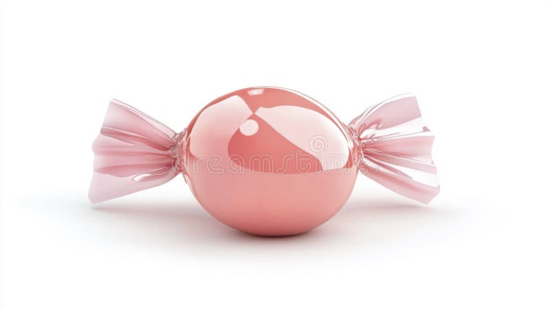 Candy Wrapper Packing Mockup Isolated on White Background Stock ...