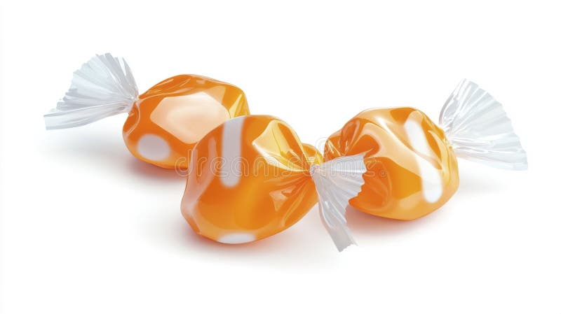Candy Wrapper Packing on White Background Stock Illustration ...