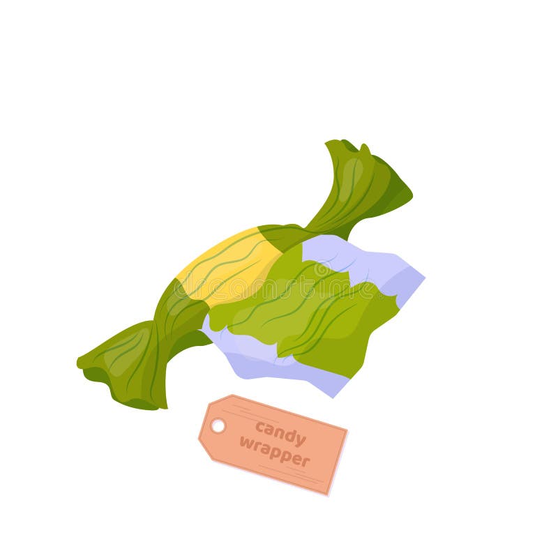 Candy Wrapper Stock Illustrations – 12,771 Candy Wrapper Stock ...