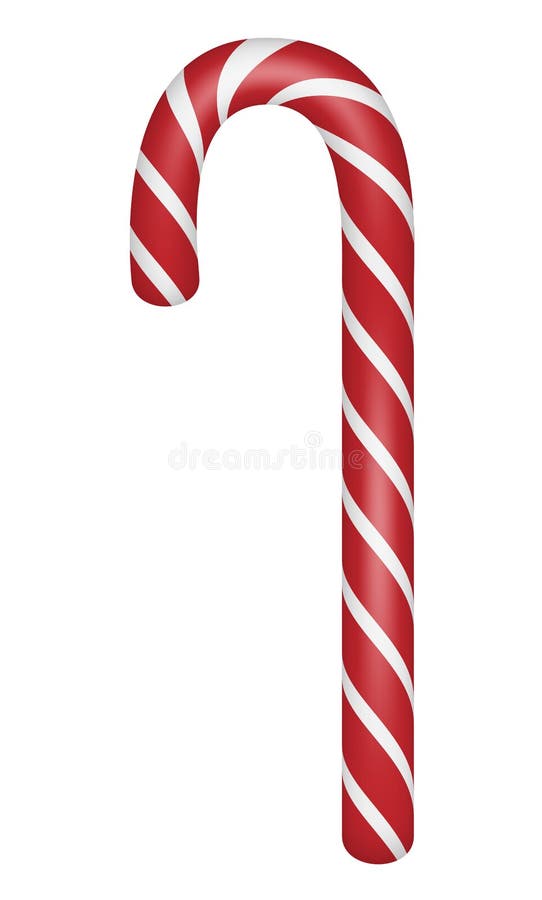 Candy Xmas Stick Icon, Realistic Style Stock Vector - Illustration of ...