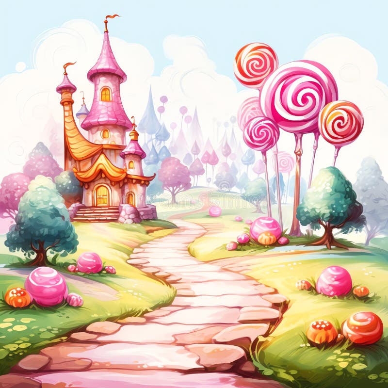 Candyland Pathways Stock Illustrations – 26 Candyland Pathways Stock ...