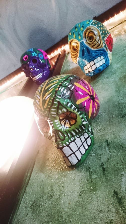 CandySkulls stock image. Image of three, candy, skulls - 89603729