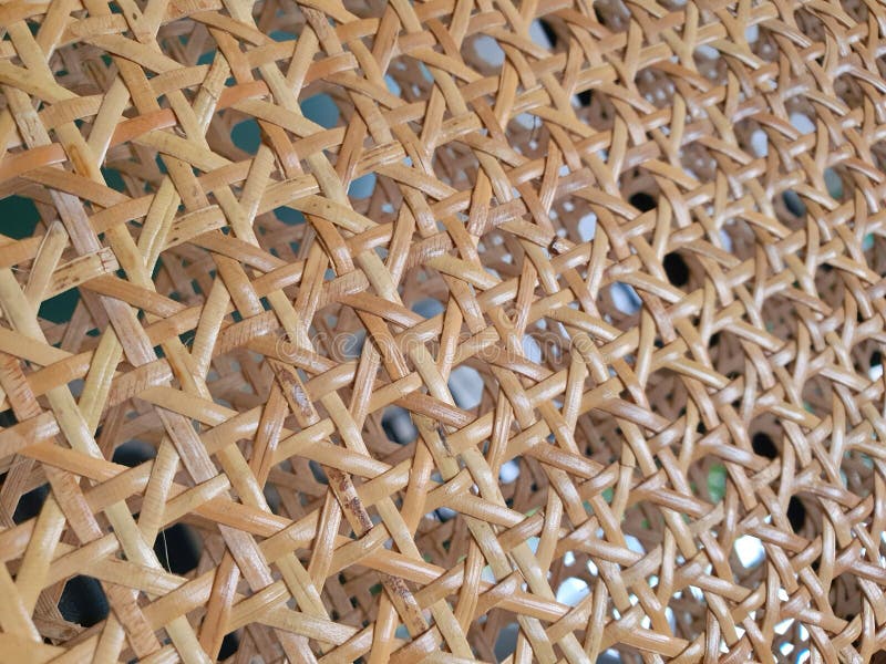 Basket Weaving Reed and Cane Pattern Background Stock Image - Image of ...