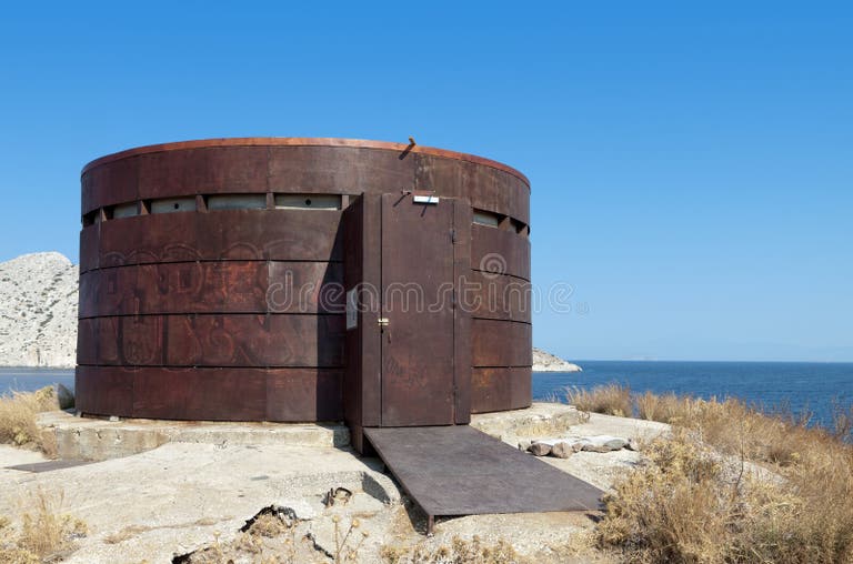 Canera Obscura Structure in Greece Stock Image - Image of obscure ...