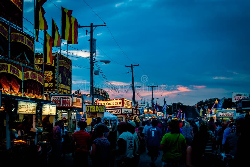 Canfield Nights editorial stock image. Image of ohio - 46562029