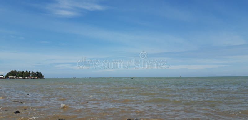 Cangkir Island in Banten West Java Stock Image - Image of ocean, water ...