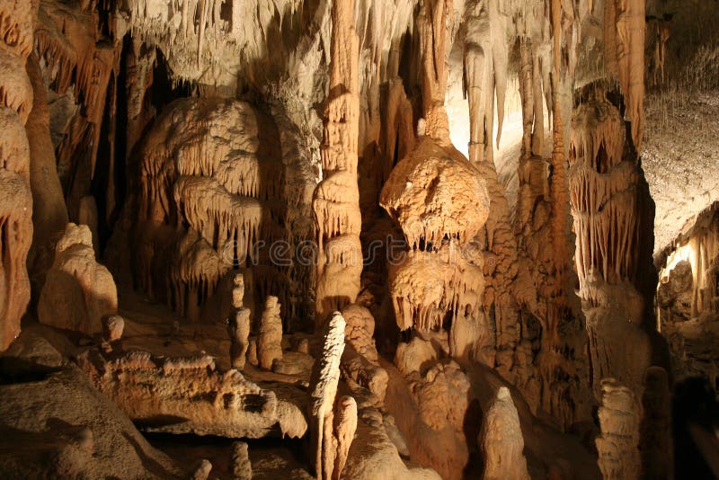 Cango caves, South Africa stock image. Image of chamber - 24288573