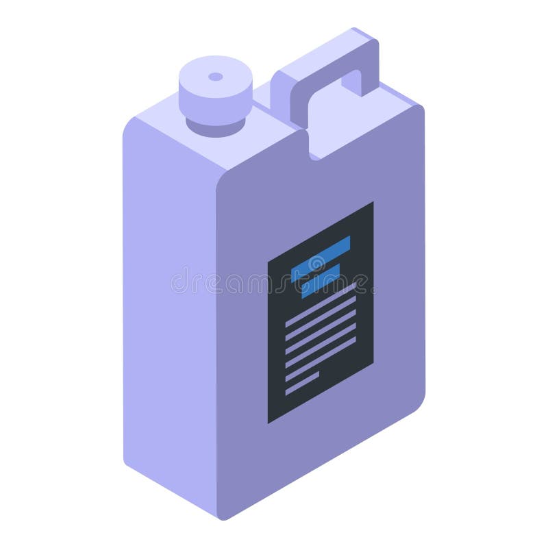 Canister Epoxy Resin Icon Isometric Vector. Table Design Stock Vector ...