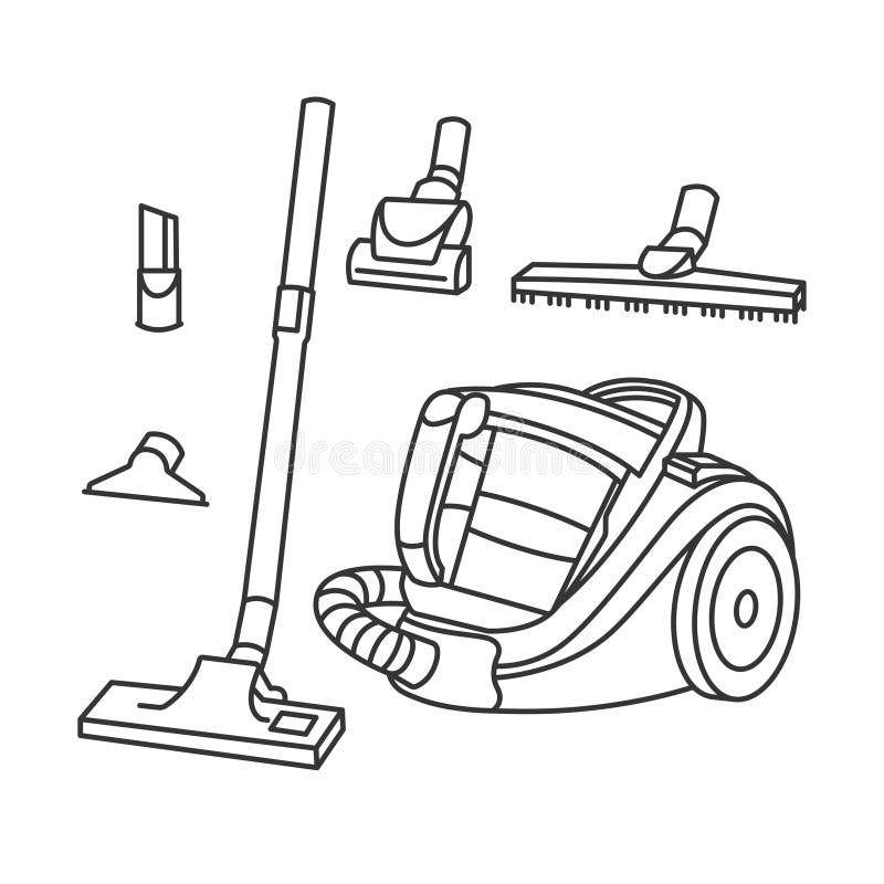 Suction Brushes Stock Illustrations – 56 Suction Brushes Stock ...