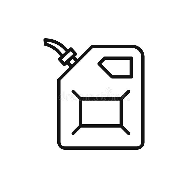 Canisters Icon Symbol on White Background Stock Vector - Illustration ...