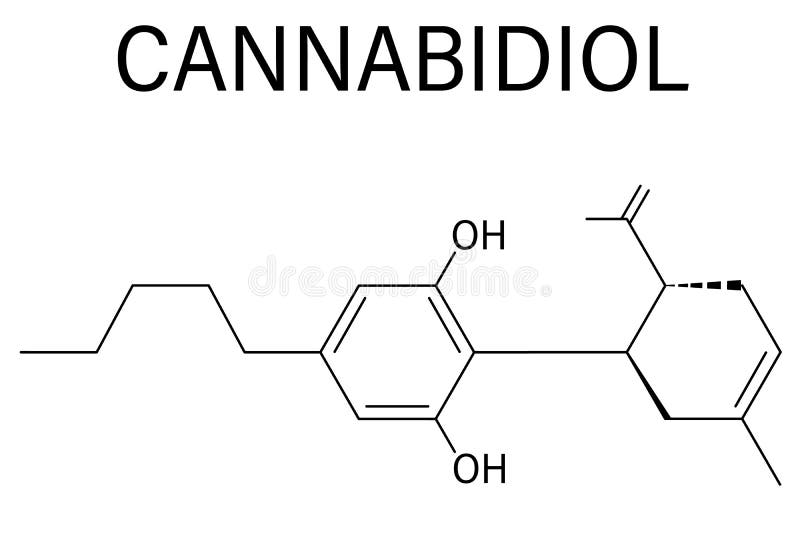 Cbd Molecular Structure Icon Stock Illustrations – 180 Cbd Molecular ...