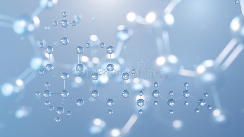 Cannabinol Molecular Structure 3d, Flat Model, Psychoactive Cannabinoid ...