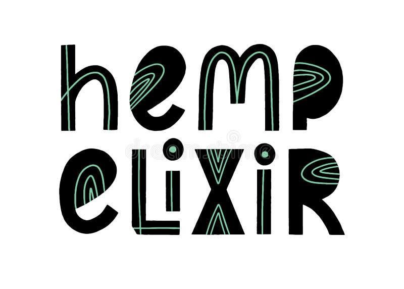 Cannabis Oil Cbd Quote. Marijuana Slogan. Modern Phrase. Lettering Eco ...