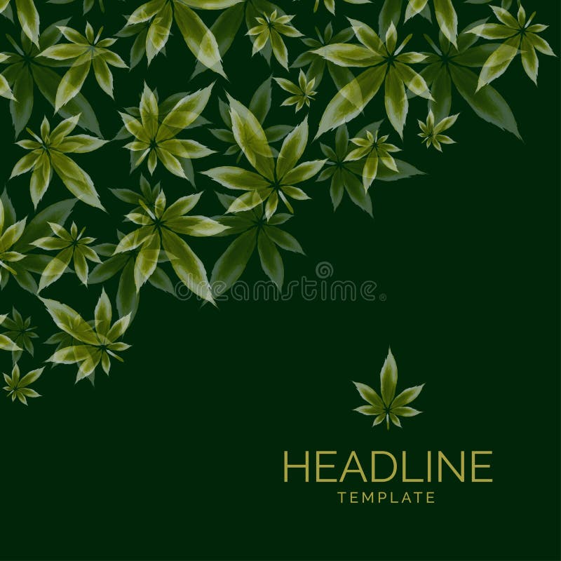 Cannabis Leaf Green Color Stock Illustrations – 671 Cannabis Leaf Green ...