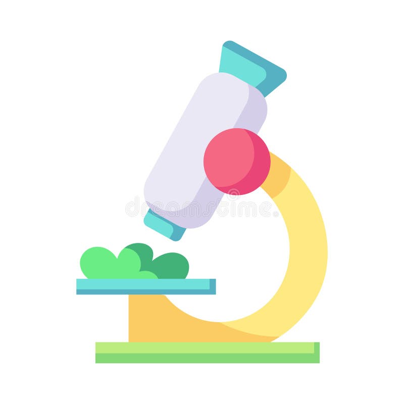 Cannabis Leaves Under a Microscope Stock Vector - Illustration of leaf ...