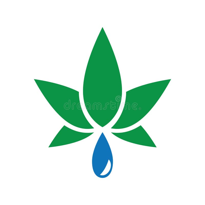 Cannabis Logo Symbol Icon Design Vector Stock Illustration ...