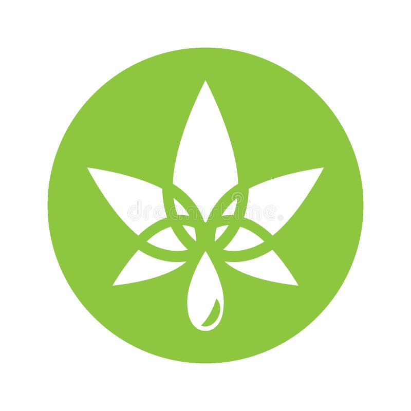 Cannabis Logo Symbol Icon Design Vector Stock Vector - Illustration of ...
