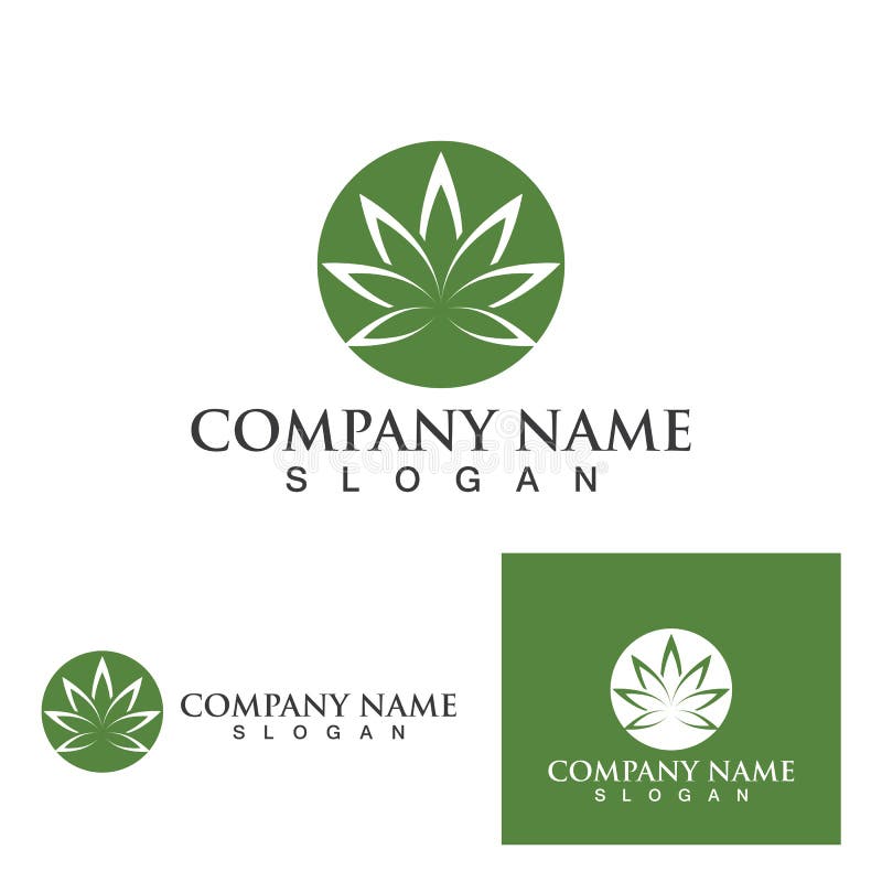 Cannabis Logo and Symbol Vector Eps Stock Vector - Illustration of ...