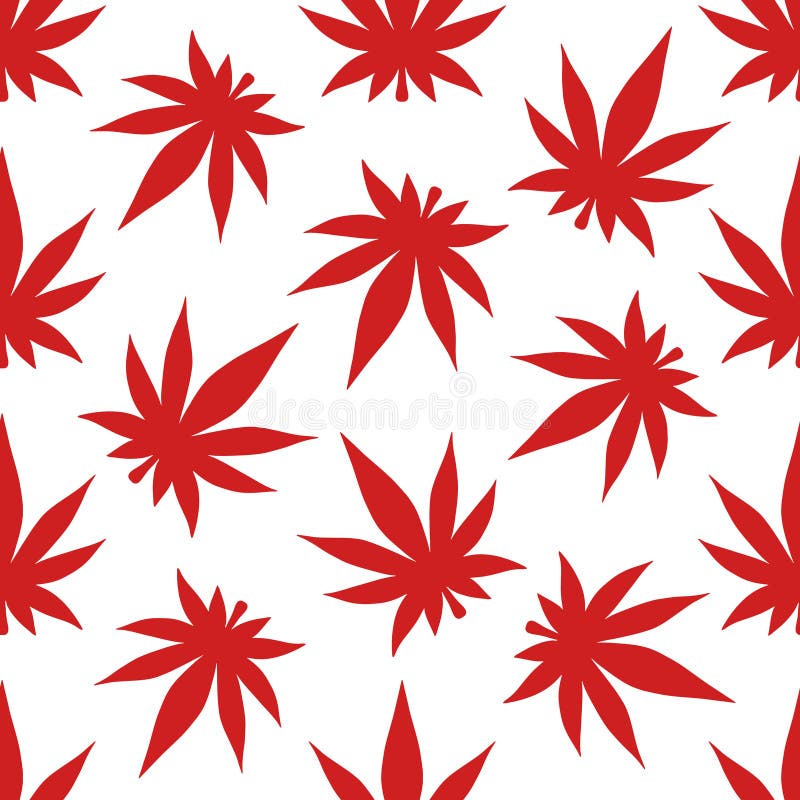 Cannabis pattern stock vector. Illustration of ganja - 117046065