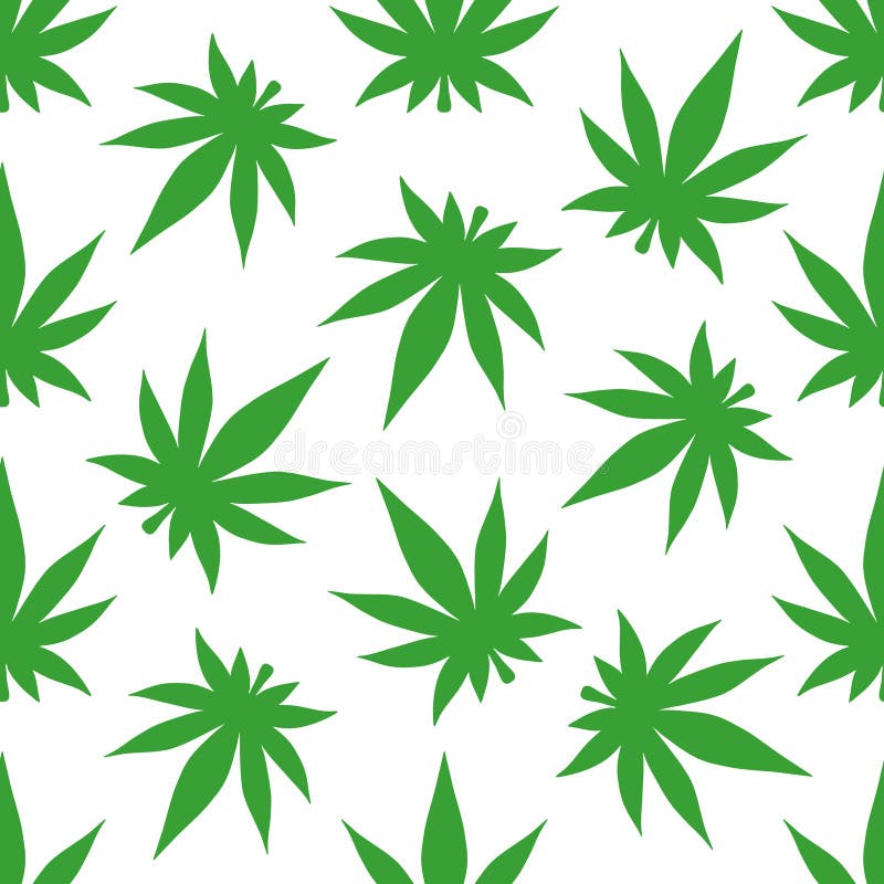 Cannabis pattern stock vector. Illustration of flat - 117046068