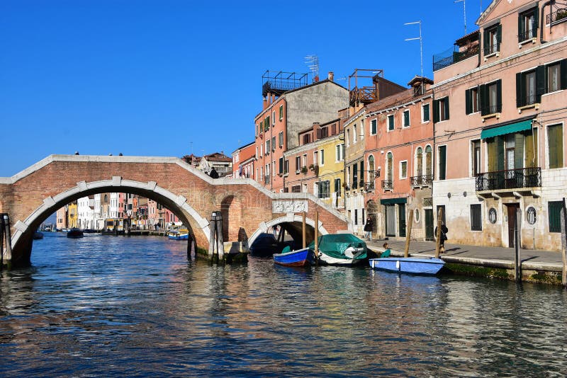 Cannaregio Canal, Venice editorial photo. Image of europe - 77656326