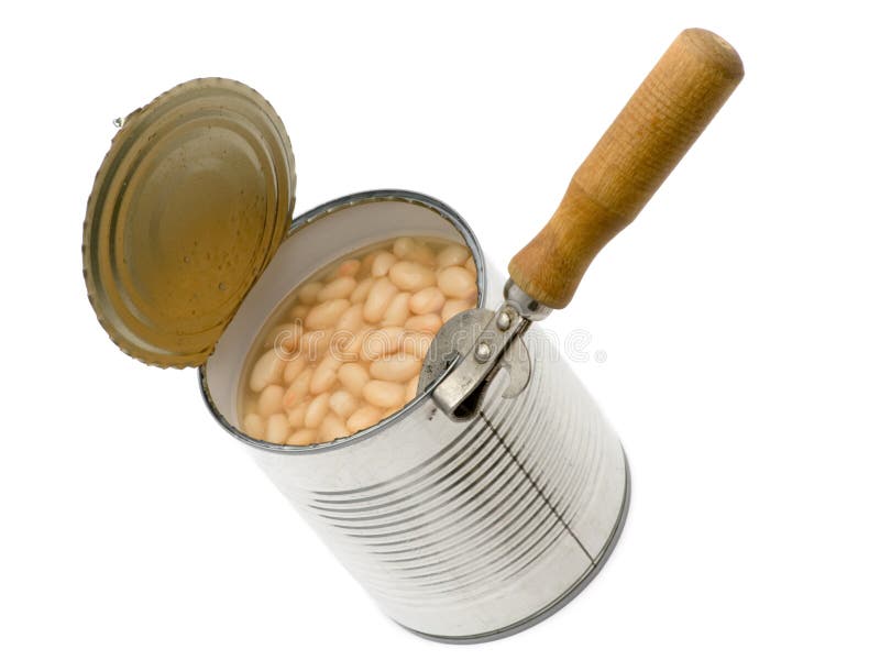 Beans in tin can stock image. Image of aluminum, metal - 14379431