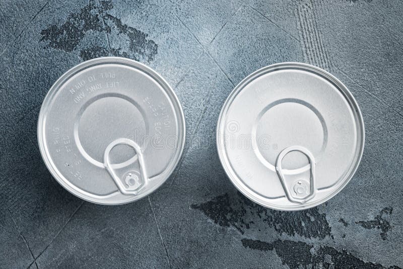 Canned Dip, on Gray Background, Top View or Flat Lay Stock Image ...